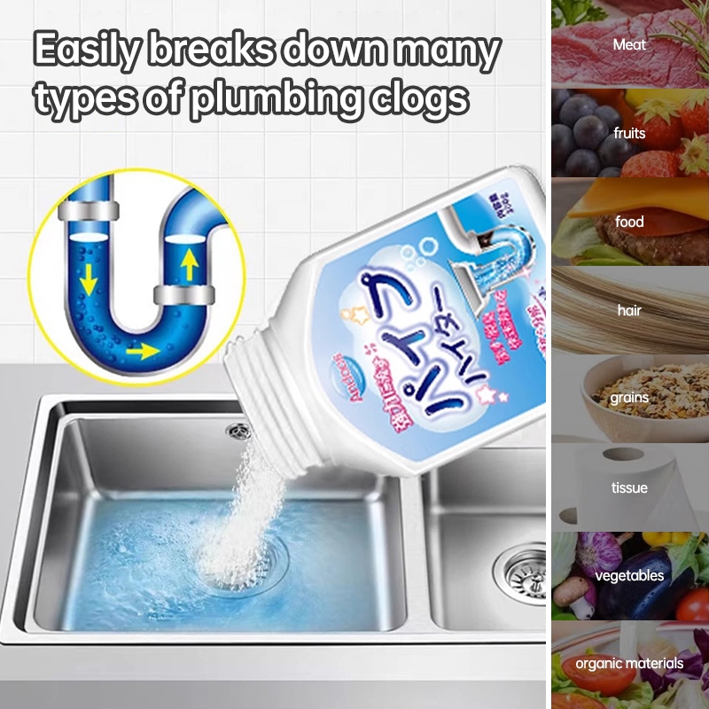 🔥Japan Powerful Sink Drainer Cleaner Pipe Cleaner Anti Clog Drain ...