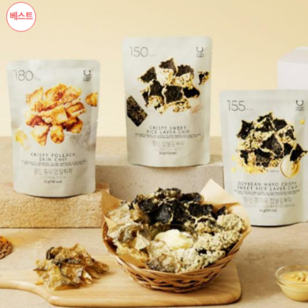 Korea Olive Young Delight Project 3 types of Dried Seafood Snacks ...
