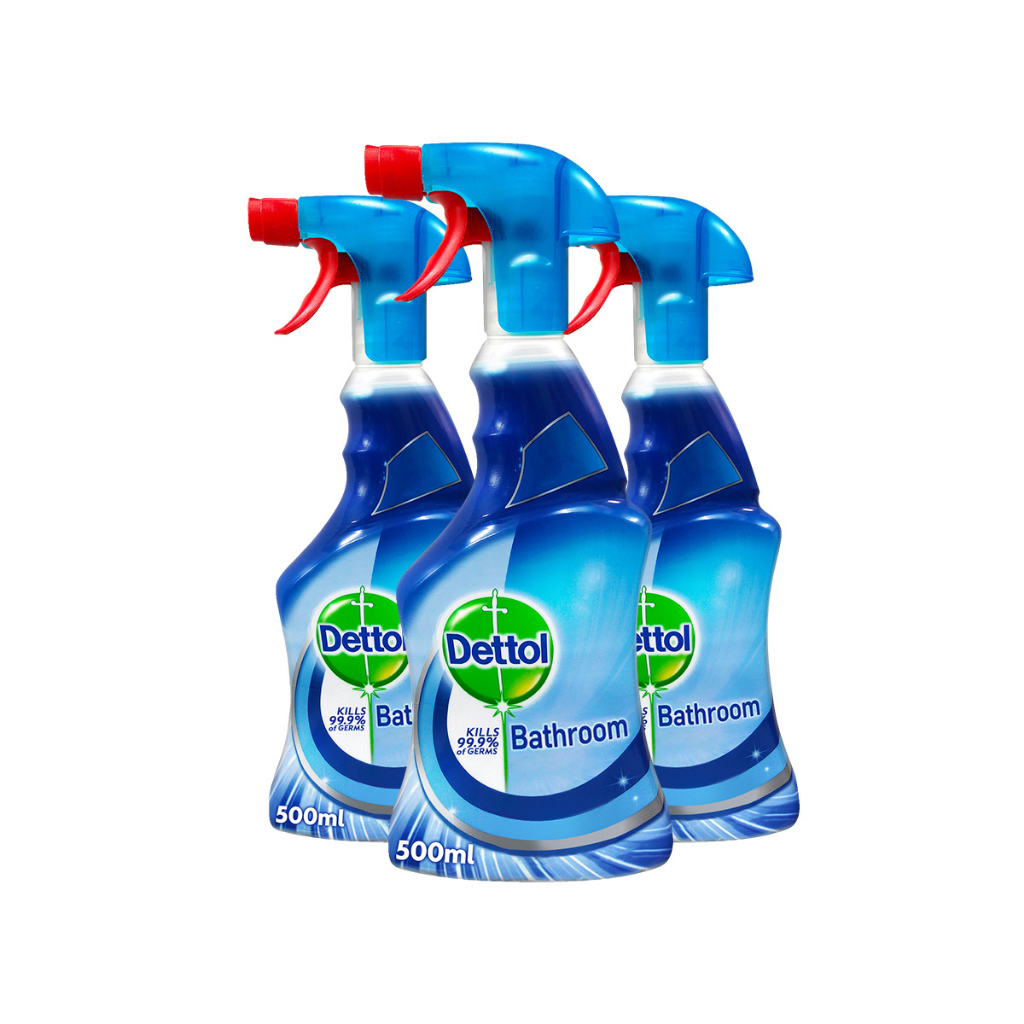 [Bundle of 3] Dettol Bathroom Cleaner Trigger Spray (500ml) | Shopee ...