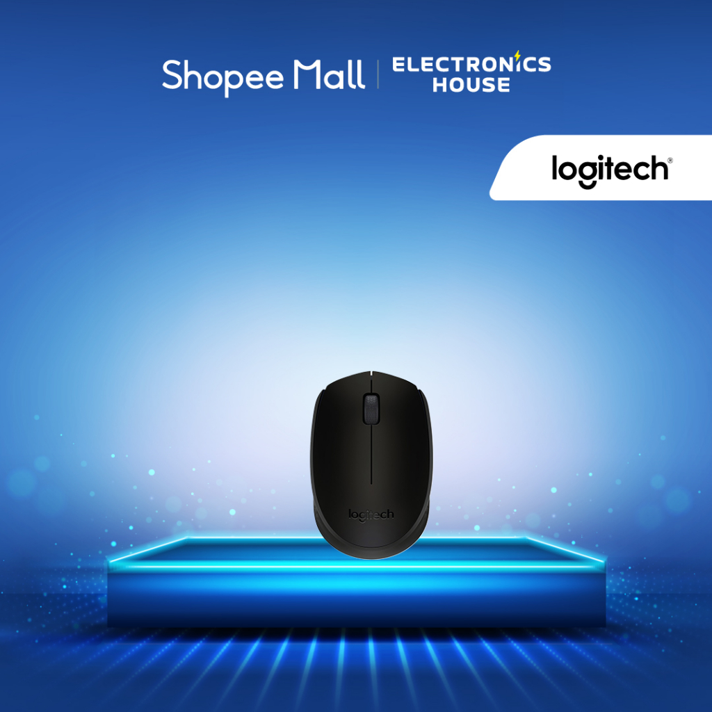 Logitech M170 Wireless Mouse, 2.4 GHz with USB Mini Receiver, Optical ...
