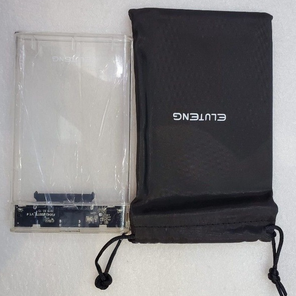 ELUTENG Transparent 2.5" SSD/HDD Enclosure | SATA to USB 3.0 with UASP ...