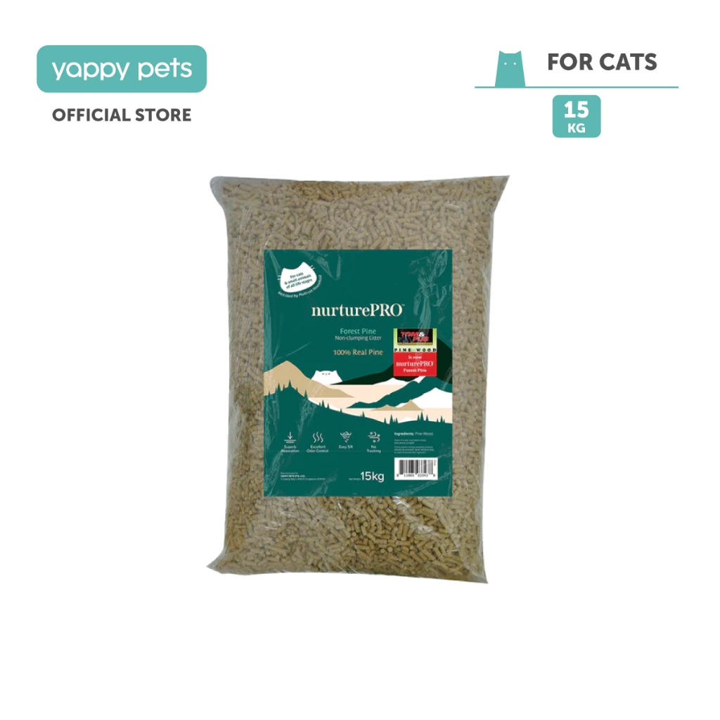 NurturePRO Forest Pine Wood Litter 15kg | Cat Small Animal Natural Eco ...