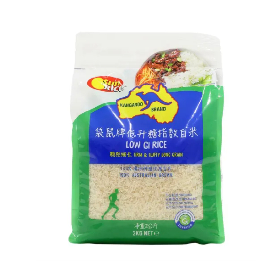 Kangaroo Australian Low GI Rice 2Kg/Kangaroo Australian Premium Calrose ...