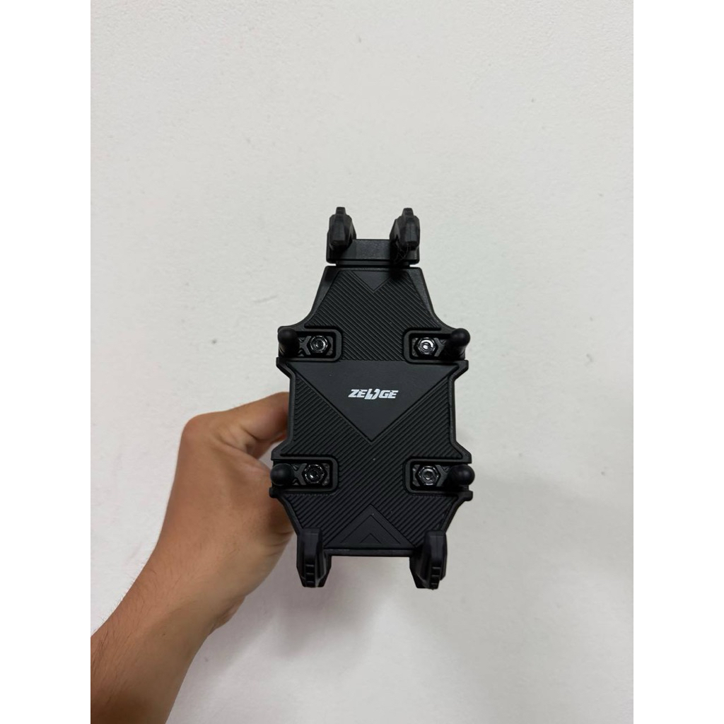 (Anti Theft & Dampener Version) ZEDGE Phone Holder Motorcycle/Bicycle ...