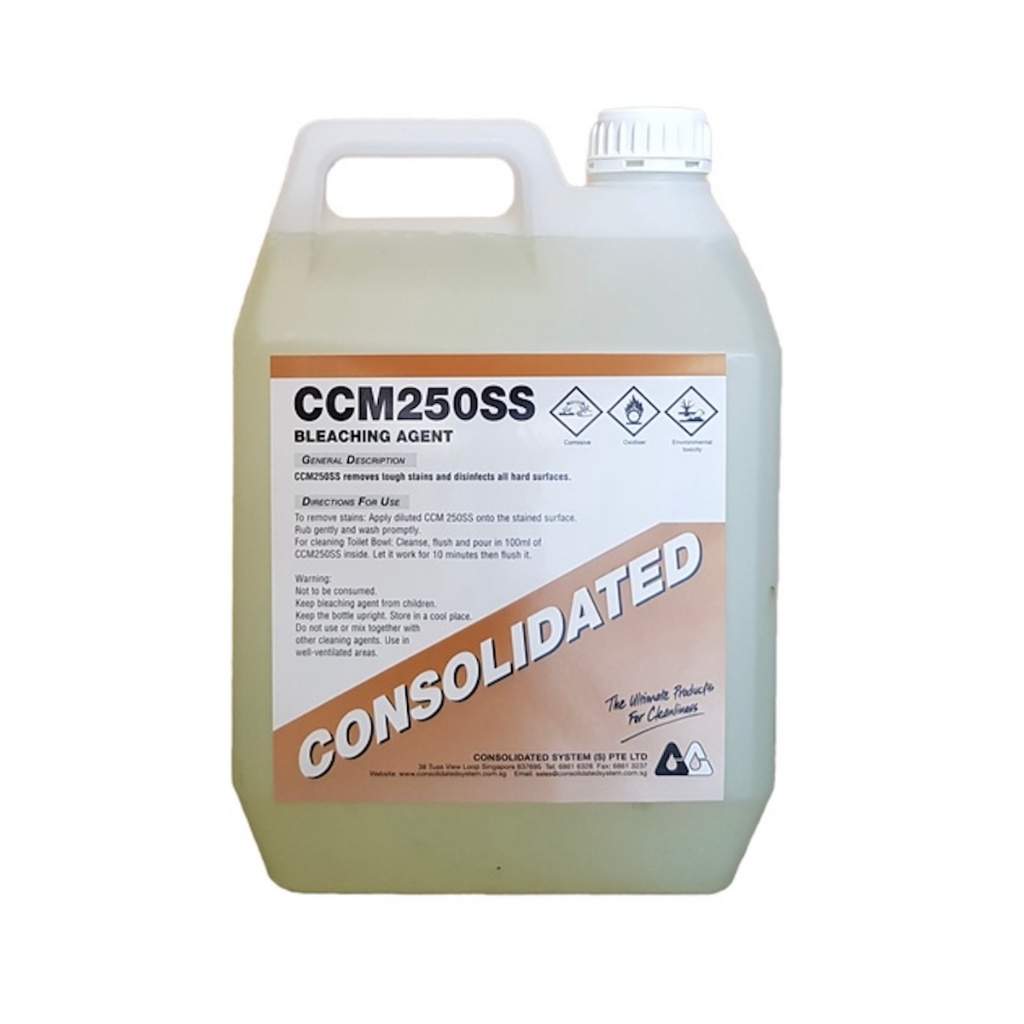 CONSOLIDATED CCM250SS Concentrated Bleach Agent 5L | Shopee Singapore