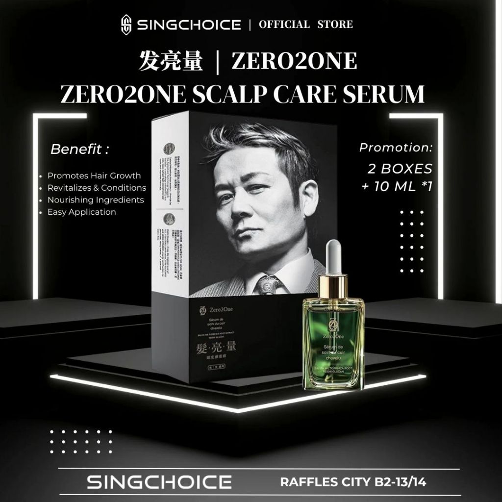 Zero2One Scalp Care Serum 头皮护理精华液 乃哥 徐乃麟 SINGCHOICE OFFICIAL HAIR TONIC | Shopee Singapore