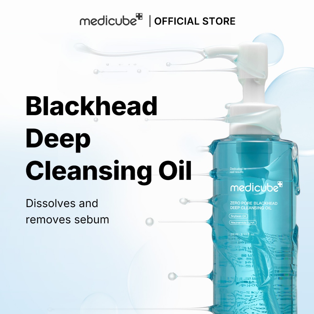 [medicube official] Zero Blackhead Deep Cleansing Oil, Facial Cleanser ...
