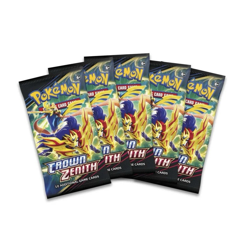 Pokémon Crown Zenith Booster Pack Set (5 Packs) | Shopee Singapore