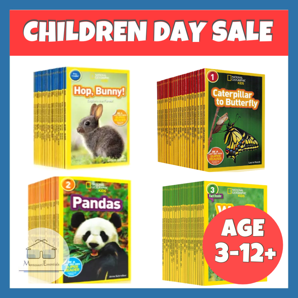 [SG STOCK] National Geographic Kids Book Pre-Reader, Level 1, Level 2 ...