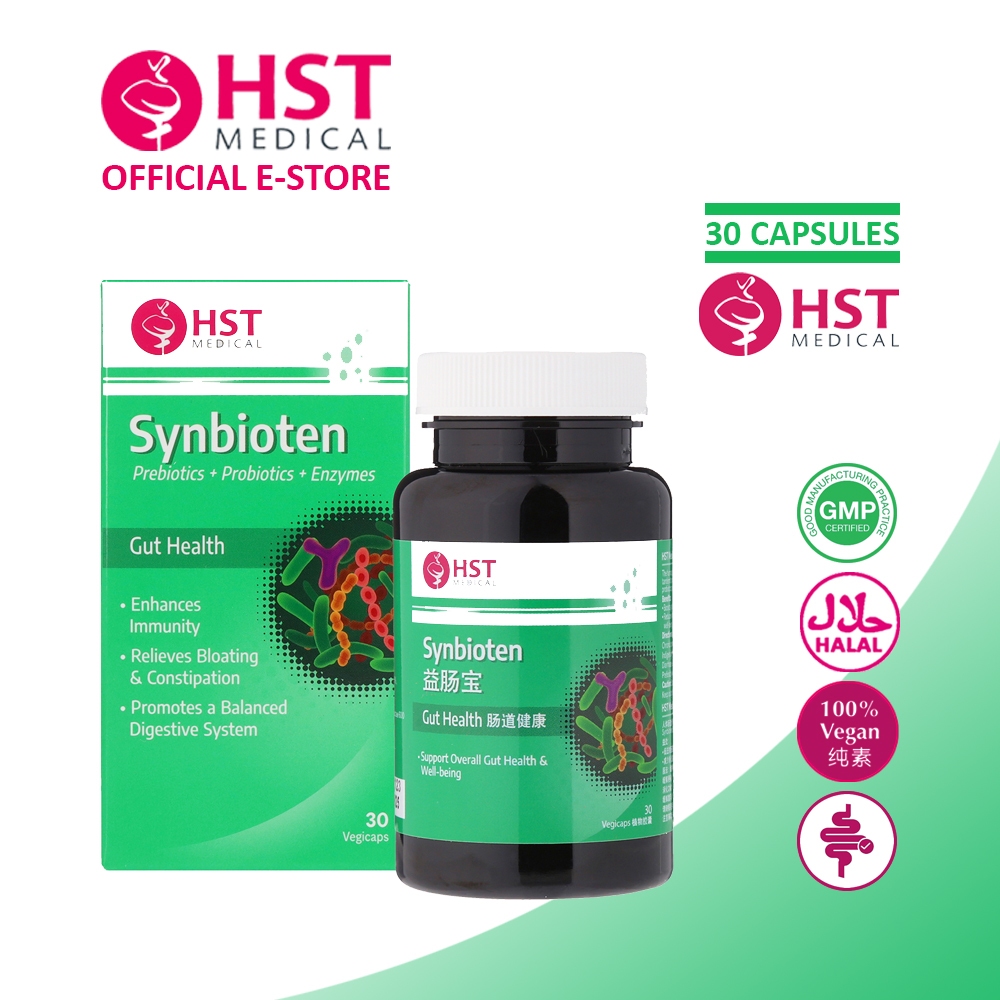 HST Medical® Synbioten 益肠宝 [Halal][Vegan] | Shopee Singapore