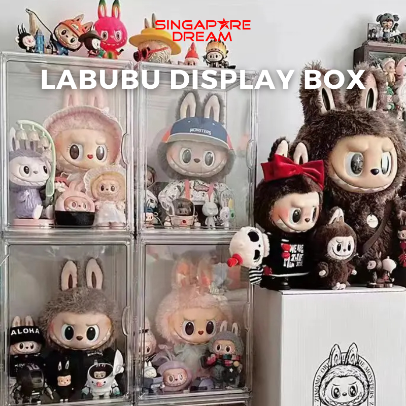 [SG Seller] Transparent Acrylic Display Box – Popmart / Labubu Blind ...