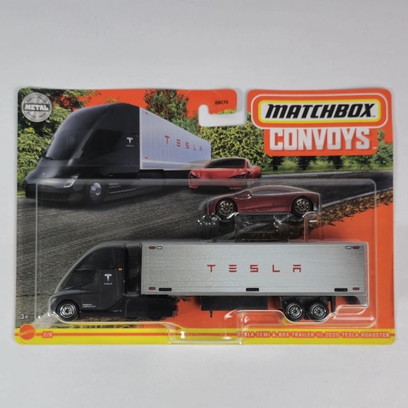 Matchbox Convoys - Tesla Semi with Tesla Roadster | Shopee Singapore