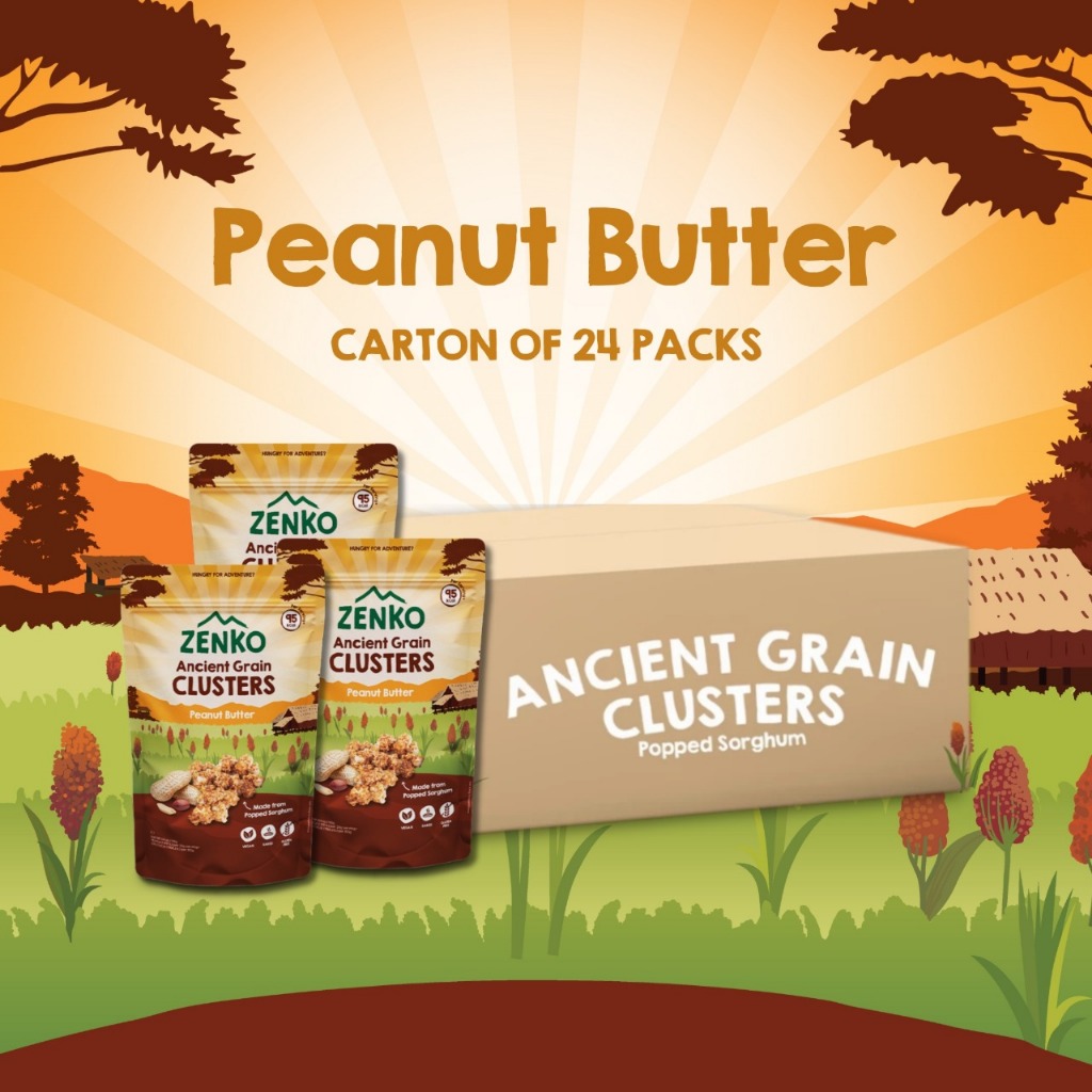ZENKO Superfoods - Ancient Grain Clusters - Peanut Butter 24 packs ...