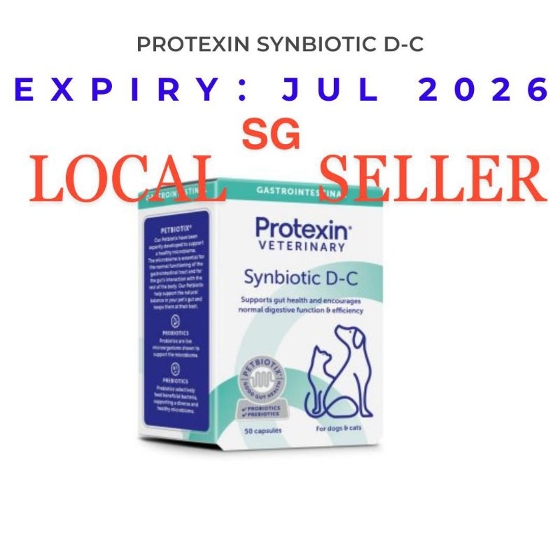 PROTEXIN Synbiotic D-C (50 Capsules) | Shopee Singapore