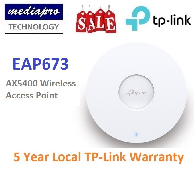 TP-LINK EAP673 AX5400 Omada WiFi 6 Wireless Dual Band Ceiling Mount ...