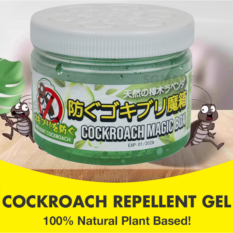 100% Plant Based Cockroach Repellent Gel Indoor Insect Repellent ...
