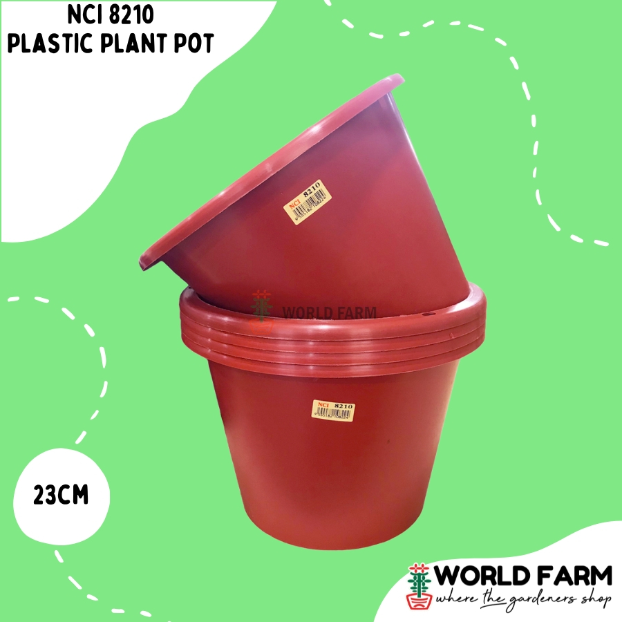NCI 8210 Plastic Plant Pot (23cm Diameter) | Shopee Singapore