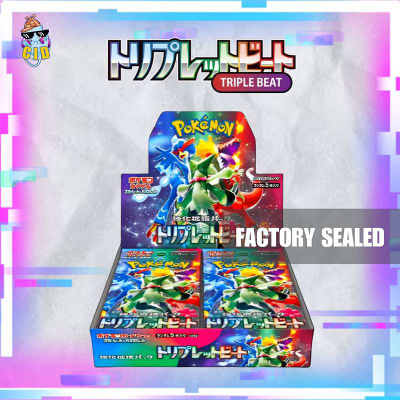Pokemon SV1a Triple Beat Booster Box Japanese W SHRINK | Shopee Singapore