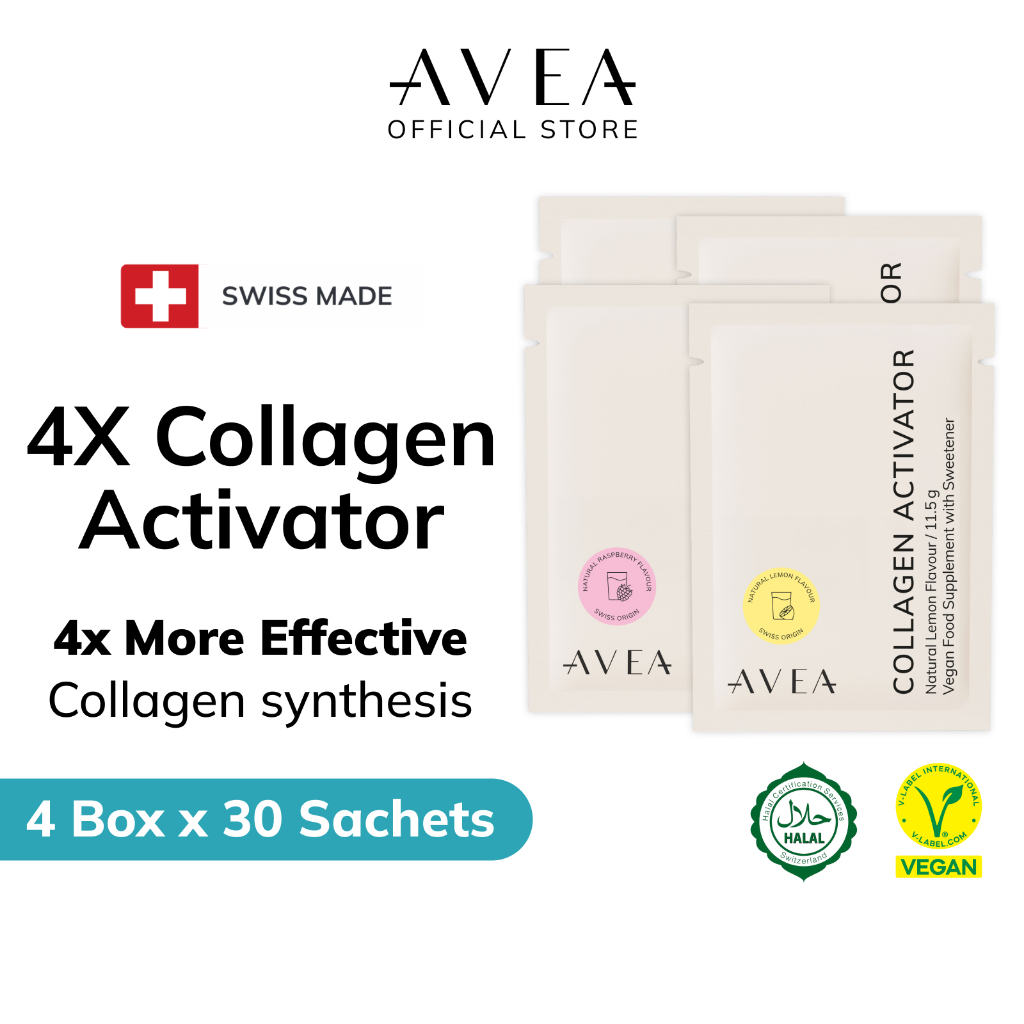 AVEA Collagen Activator Bundle 4x (4x30 sachets) | Swiss Quality ...