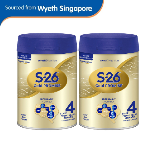 [Bundle of 2] Wyeth Nutrition S-26 Promise GOLD Stage 4 Growing-up ...