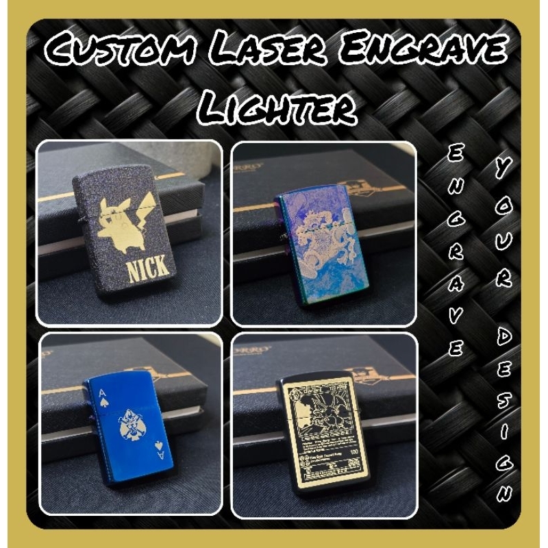 [LOCAL SELLER] Custom Laser Engrave Lighter / Lighter + Engraving ...