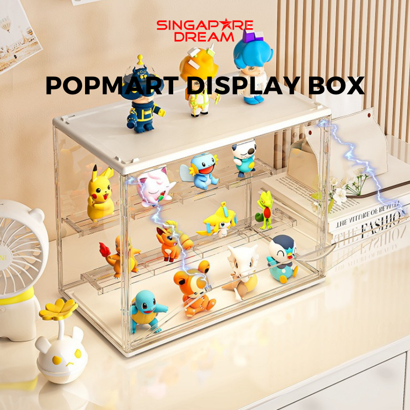 Figurine Display Box Acrylic Removable Partition Free Combination ...