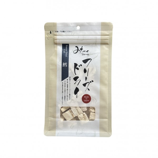 Freeze dried Cod Fish cat treat Single ingredient Michinoku Farm Japan ...