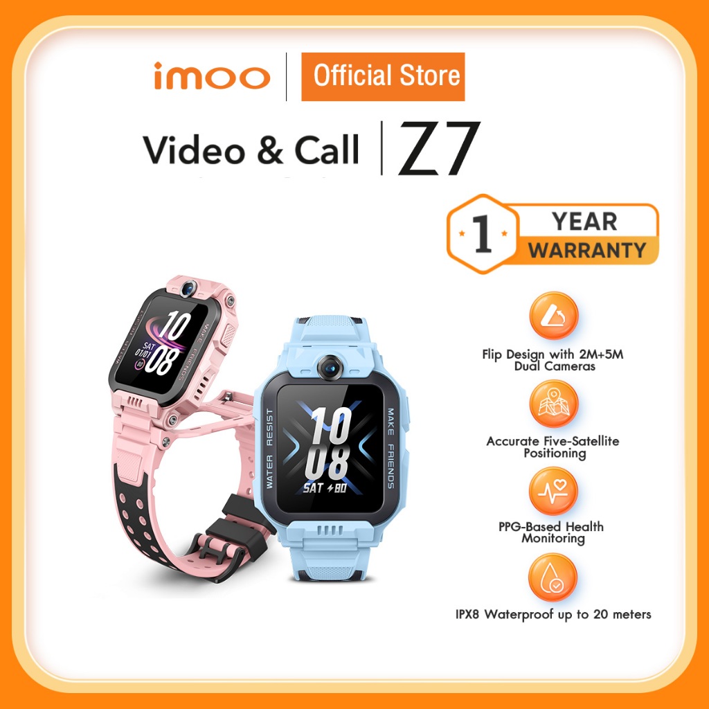 【Flash sale】imoo GPS-tracking Waterproof Smart Watch Z7 touch-screen ...