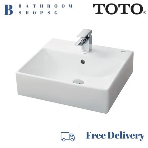 TOTO Console Lavatory LW709CB | Toto Counter Top Wash Basin | Shopee ...