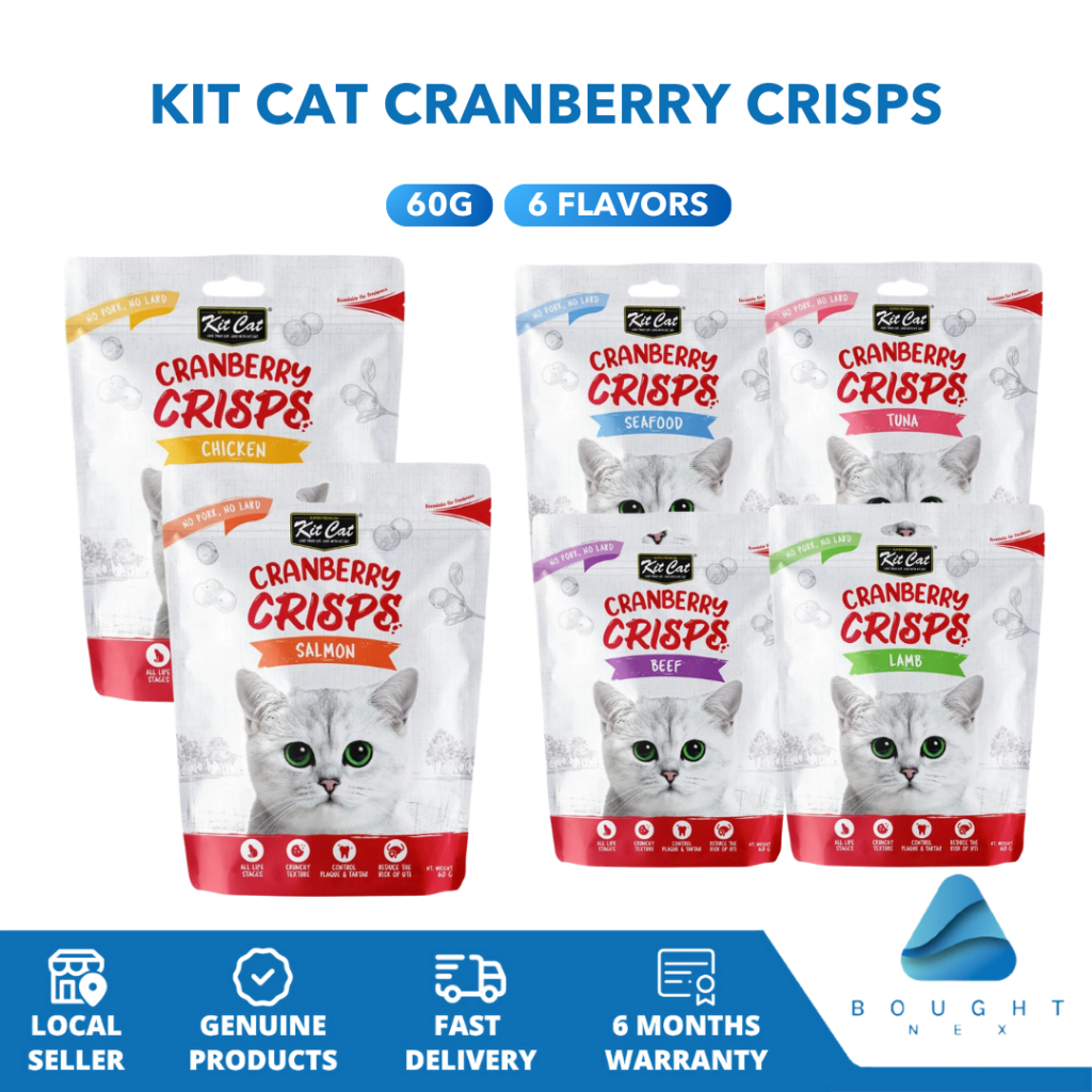 Kit Cat Cranberry Crisps 60g - Upsize, Unique Shape, Crunchy Texture ...
