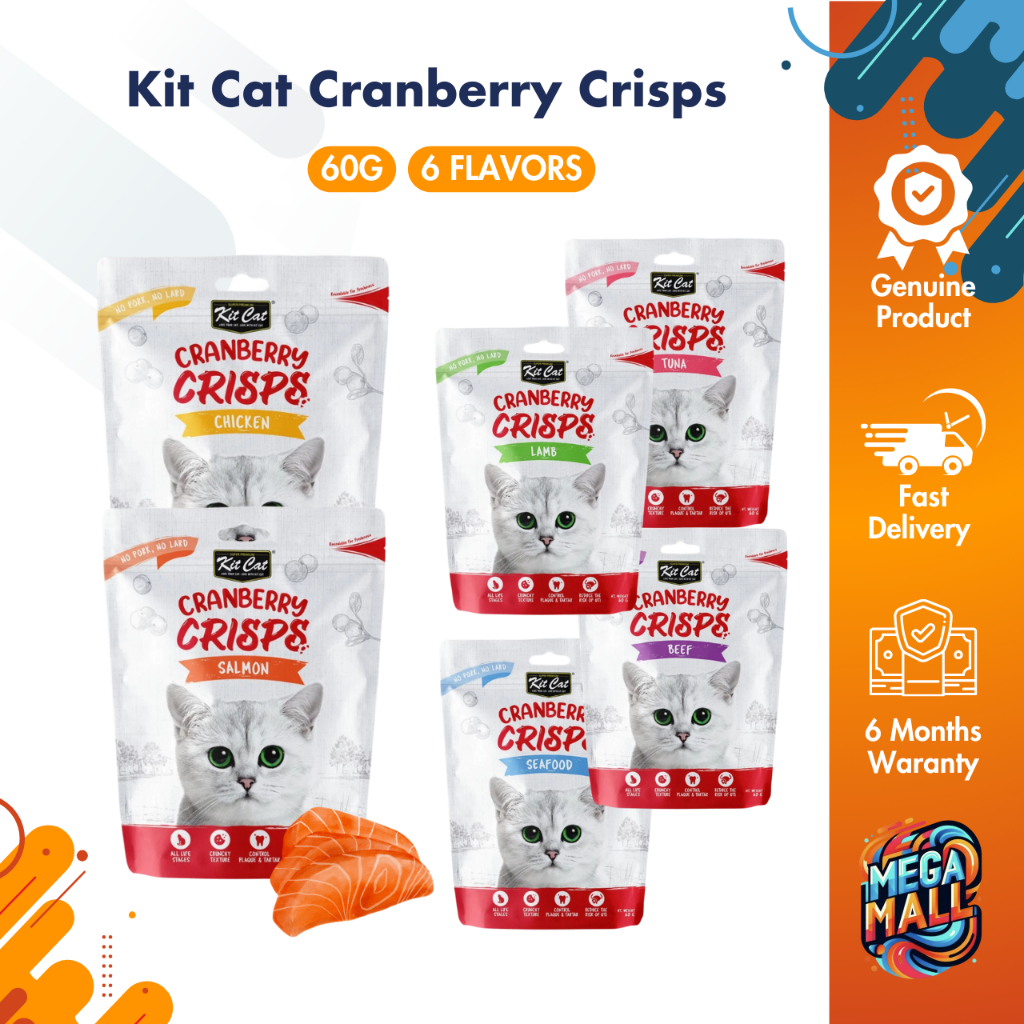 Kit Cat Cranberry Crisps 60g - Upsize, Unique Shape, Crunchy Texture ...
