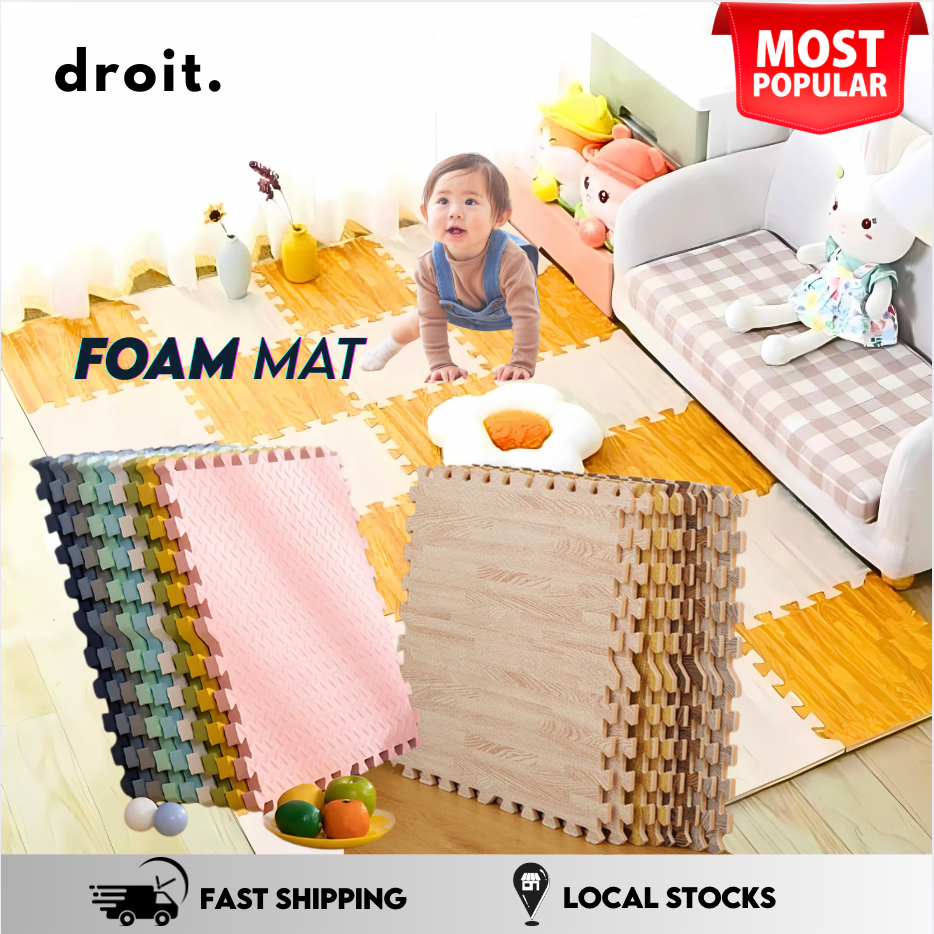 Thick Colourful EVA Baby Foam Playmat 60x60cm | Soft Puzzle Mat ...