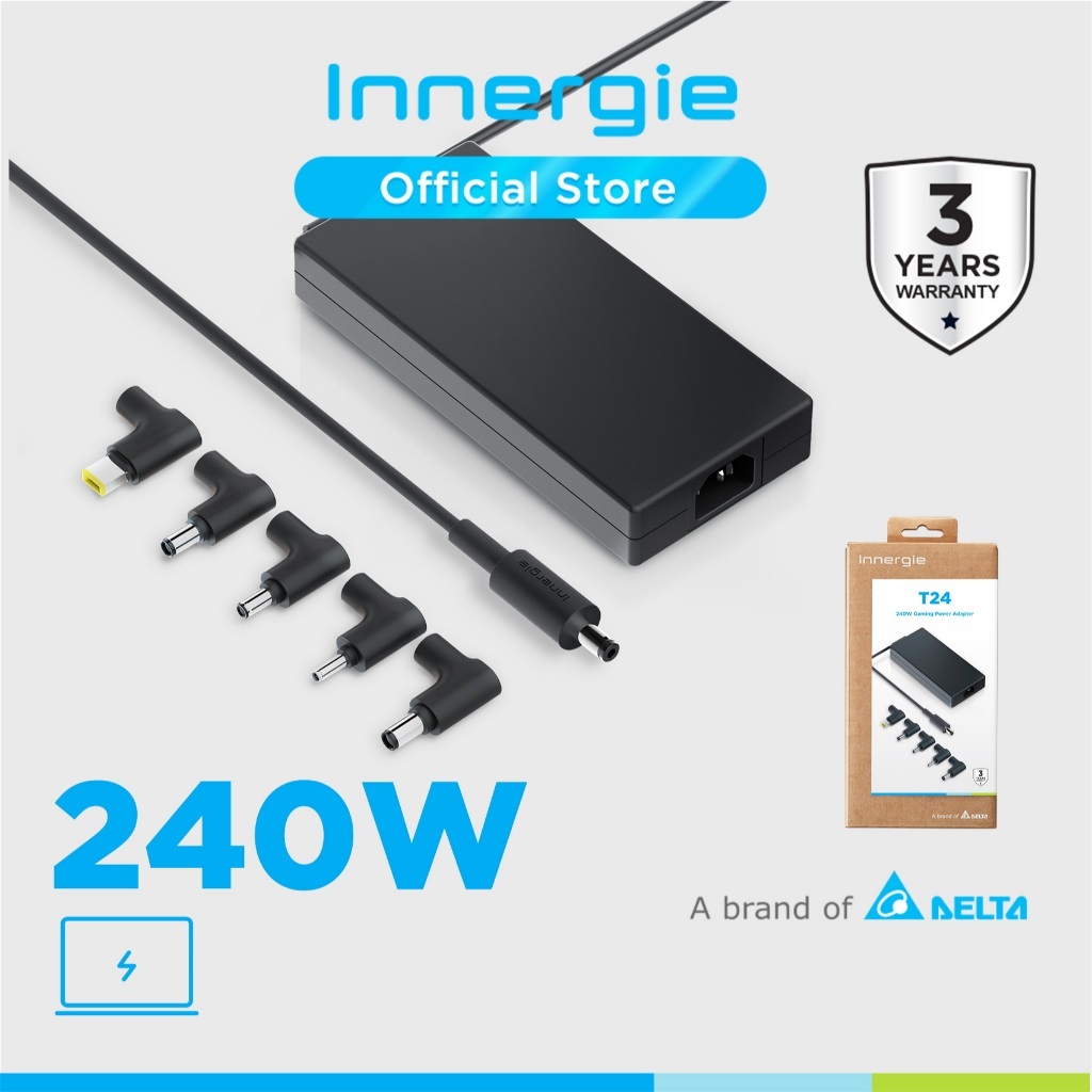 Innergie T24 240W 230W Gaming Laptop Adapter for most of the gaming ...