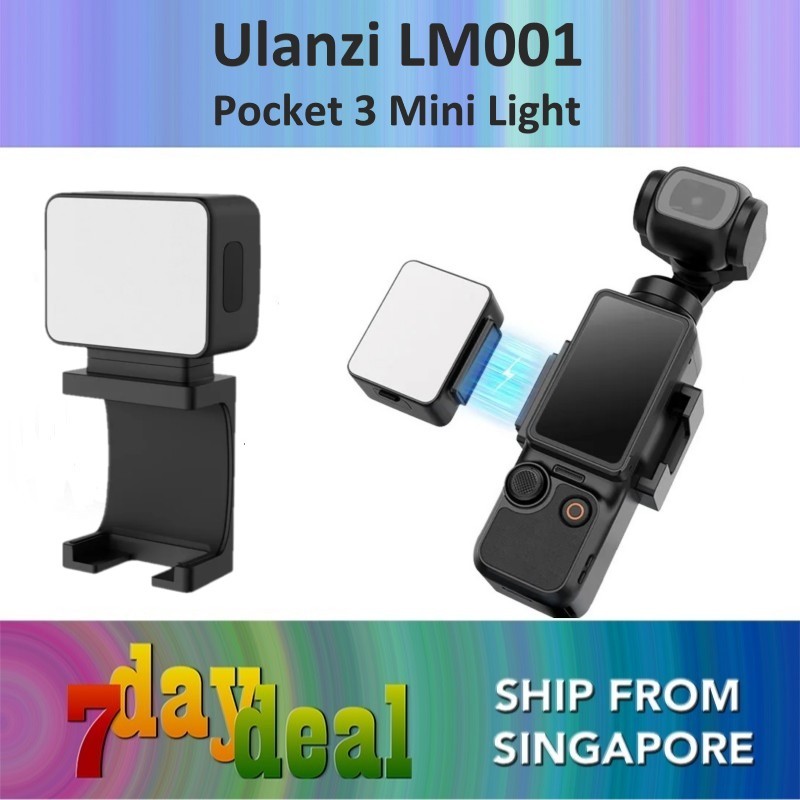 Ulanzi LM001 Magnetic Mini Light for DJI OSMO Pocket 3 (L168) | Shopee ...