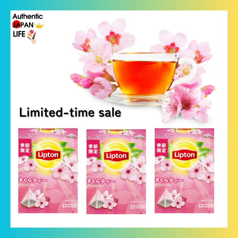 Limited time sale [ Lipton ] SAKURA Tea Bag 12 Bags [ Direct From Japan ...