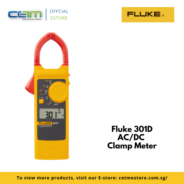 Fluke 301D AC/DC Clamp Meter | Shopee Singapore