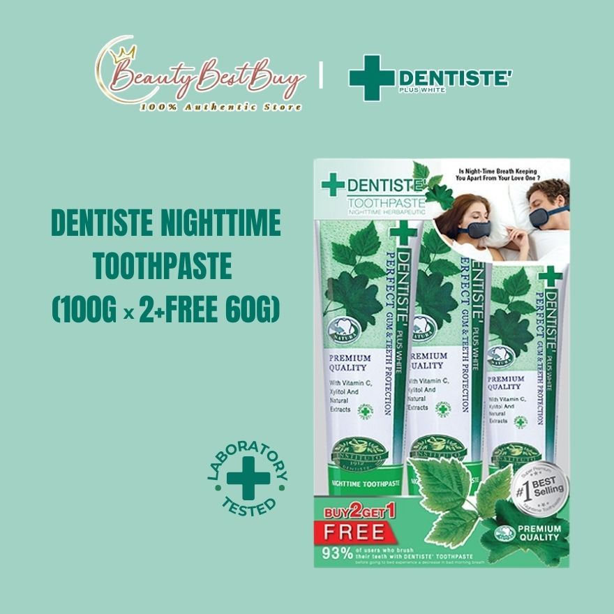 Dentiste Nighttime Toothpaste(100gx2+Free 60g) | Shopee Singapore
