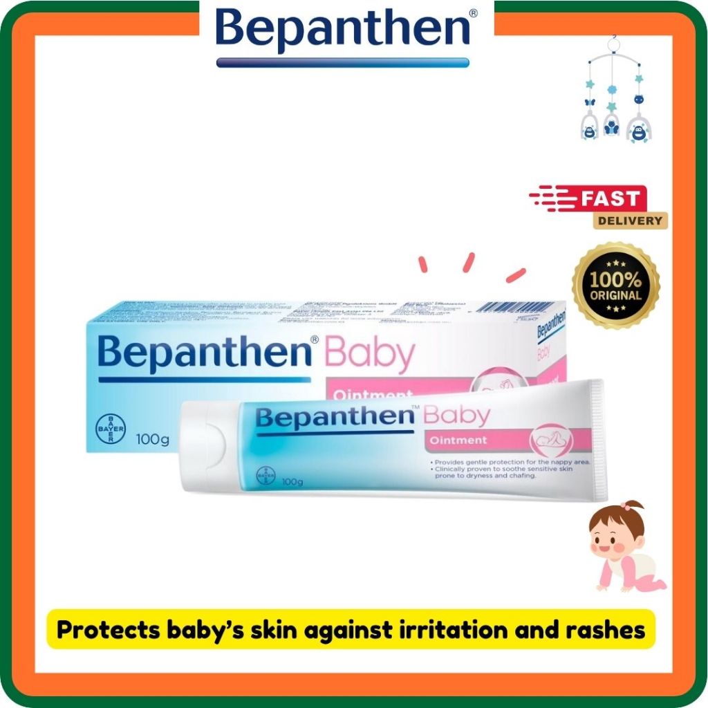 Bepanthen Baby Ointment 100g | EXP: 04/2027 | Dry Skin | Sensitive Skin ...