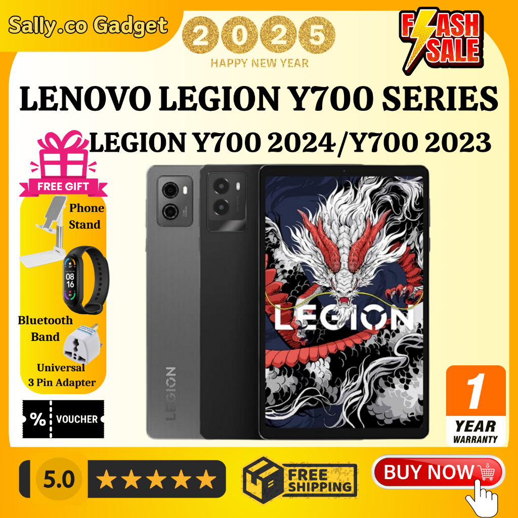 [Ready Stock]Lenovo Legion Y700 2023/Y700 Gaming Tablet Snapdragon 8+Gen1/12 Month Warranty ...