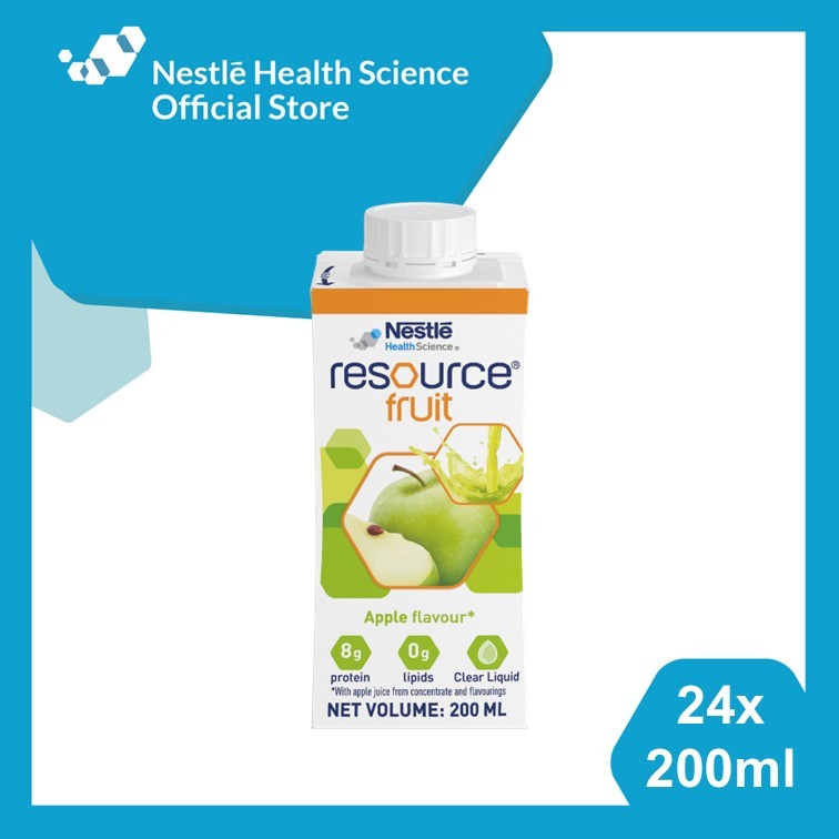 Nestlé Resource Fruit Liquid – Apple (24 x 200ml) | Shopee Singapore