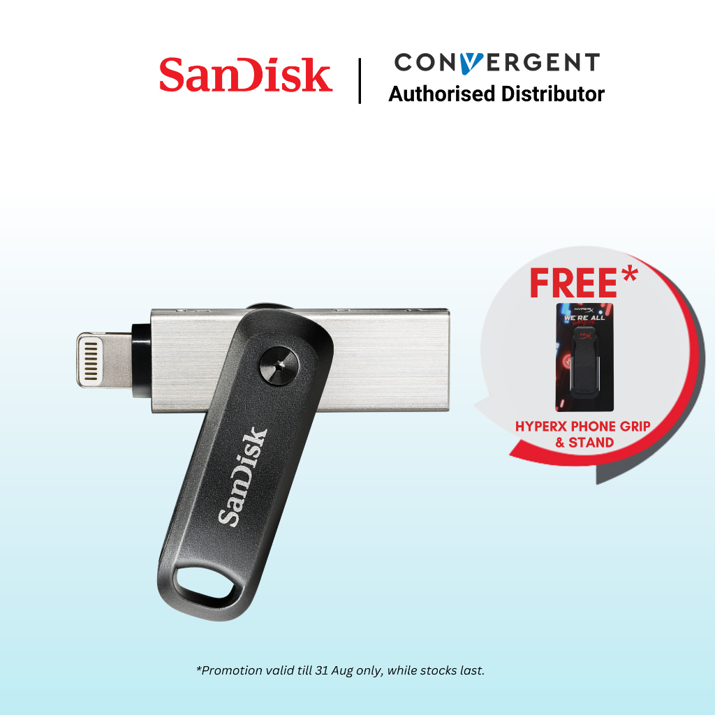 SanDisk® iXpand™ Flash Drive Go for your iPhone [64GB] SDIX60N | Shopee ...