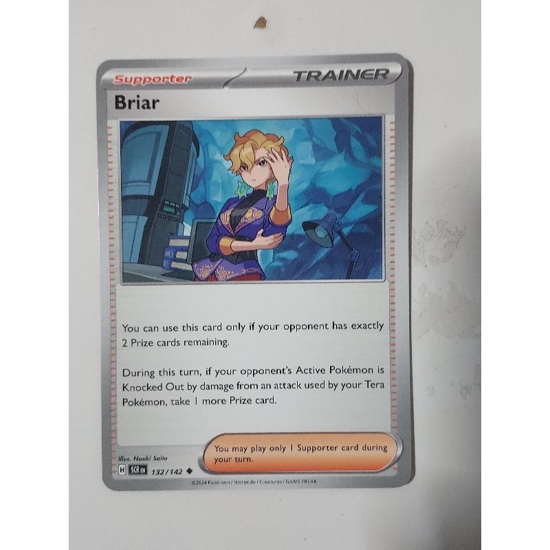 Pokemon briar trainer supporter stellar crown card | Shopee Singapore
