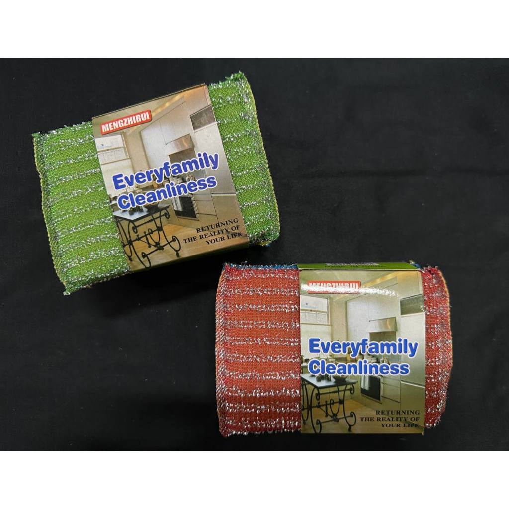 Multipurpose Scrub Scoring Pad Sponge (4 Pack) | Shopee Singapore