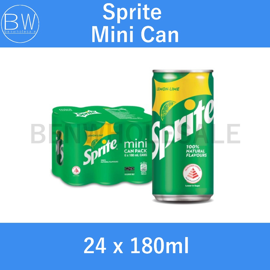 [SHORT EXPIRY DATE] Sprite Mini Cans (24 x 180ml) | Shopee Singapore