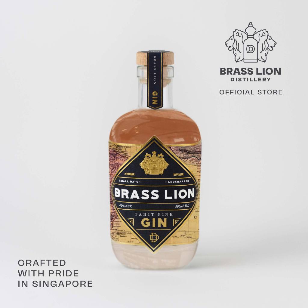 Brass Lion - Pahit Pink Gin 500ml | Shopee Singapore