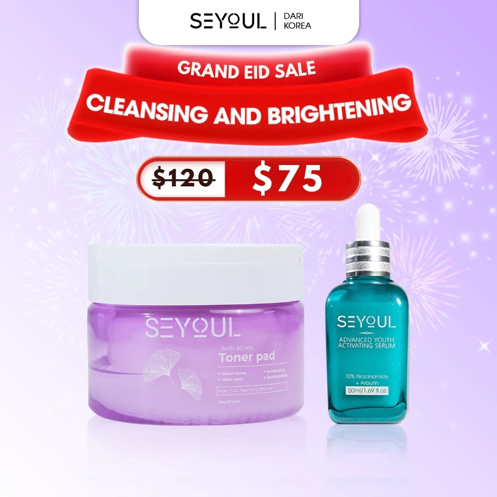SEYOUL Combo Advanced Youth Activating Serum, Toner Pad, Perfect ...