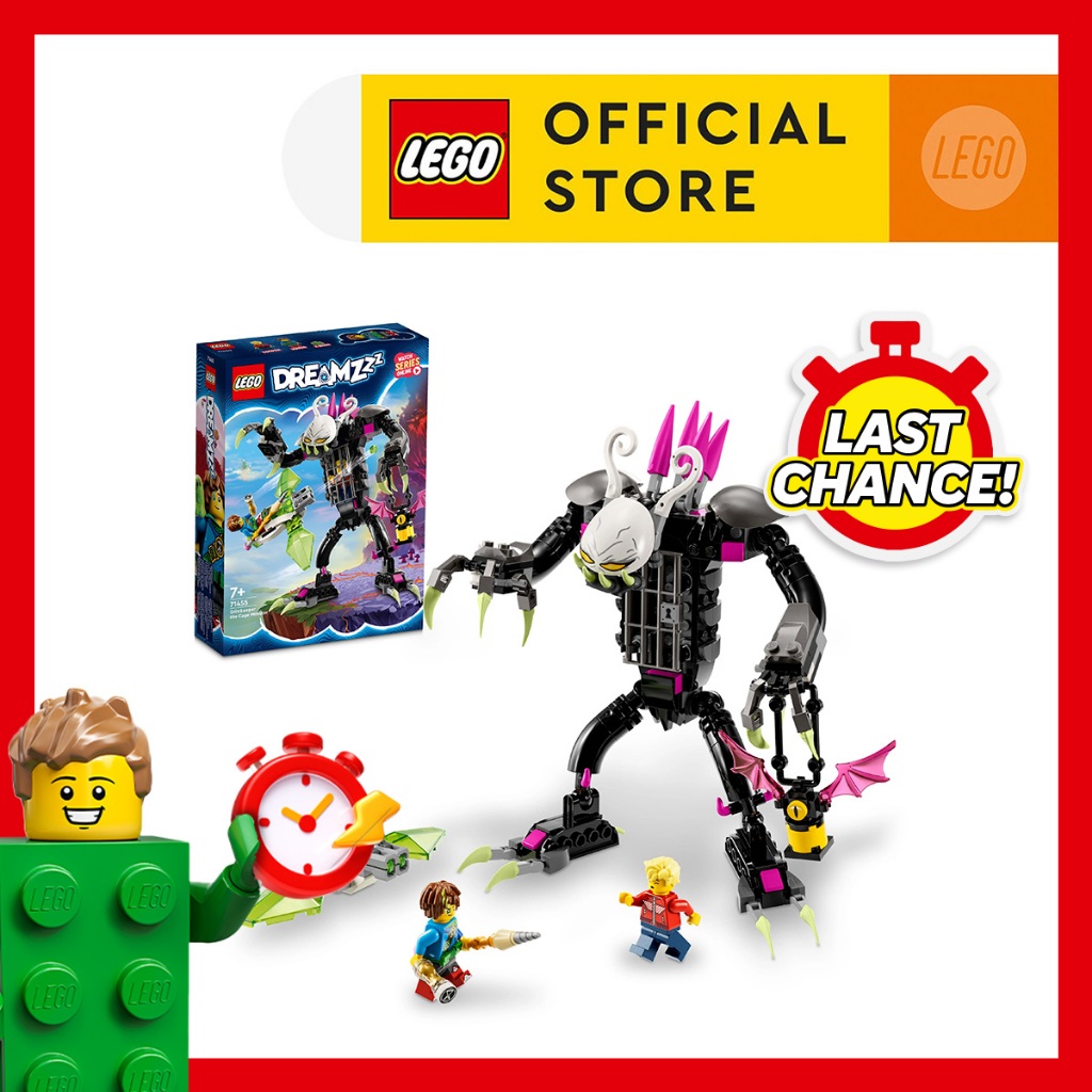 LEGO DREAMZzz 71455 Grimkeeper the Cage Monster Building Toy Set (274 ...
