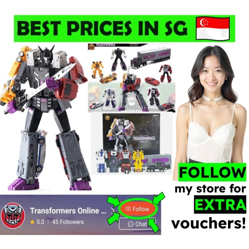 Transform KO Oversized Menasor Magic Square MH Mini07 | Shopee Singapore