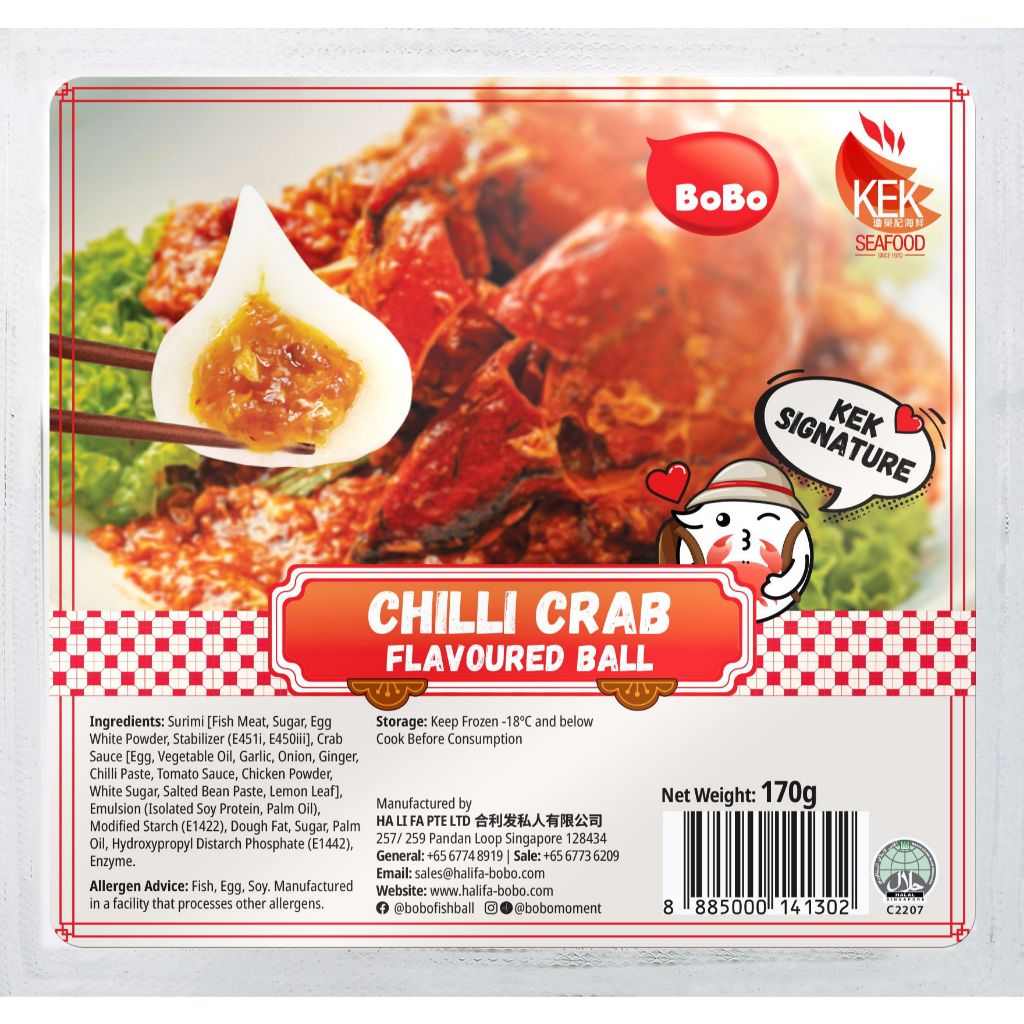 [Any 2 for $7.85] - BoBo Blackpepper Ball 170g / BoBo Chilli Crab Ball ...