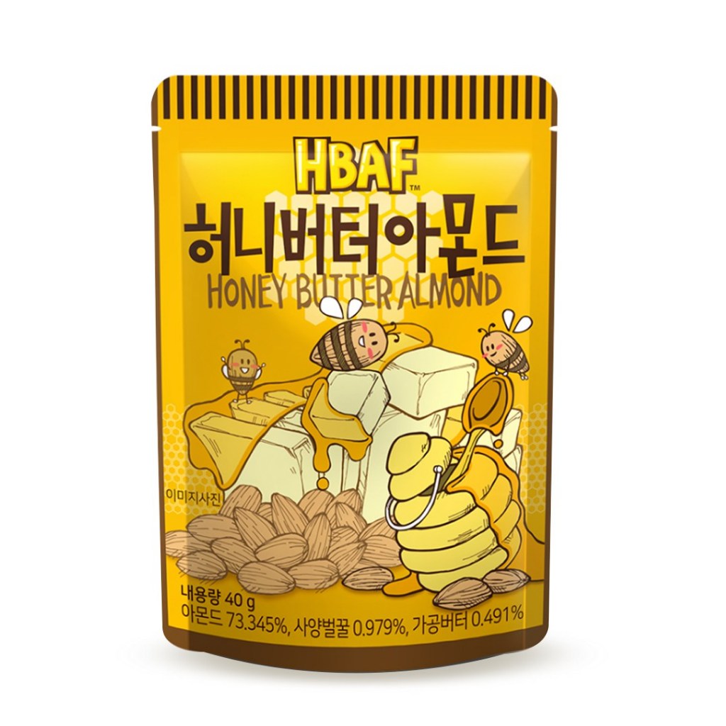 HBAF Honey Butter Almond, 40g | Shopee Singapore